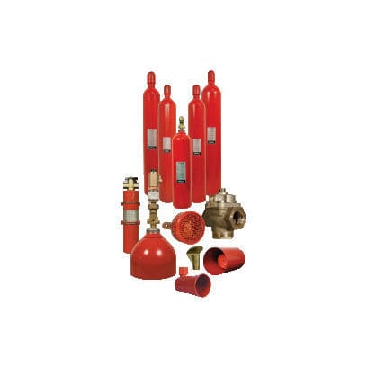 Sistema de extinción de incendios de CO2 - ANSUL - para máquina herramienta