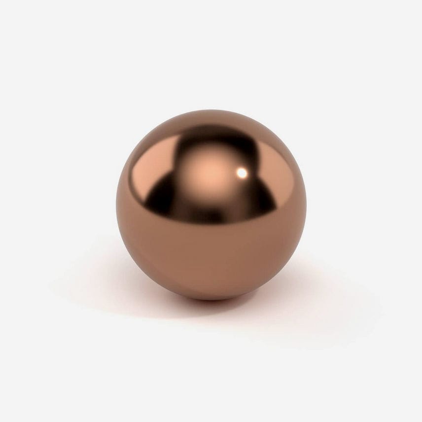 Bola de bronce - RGPBALLS Srl - aleación de aluminio / para compuerta