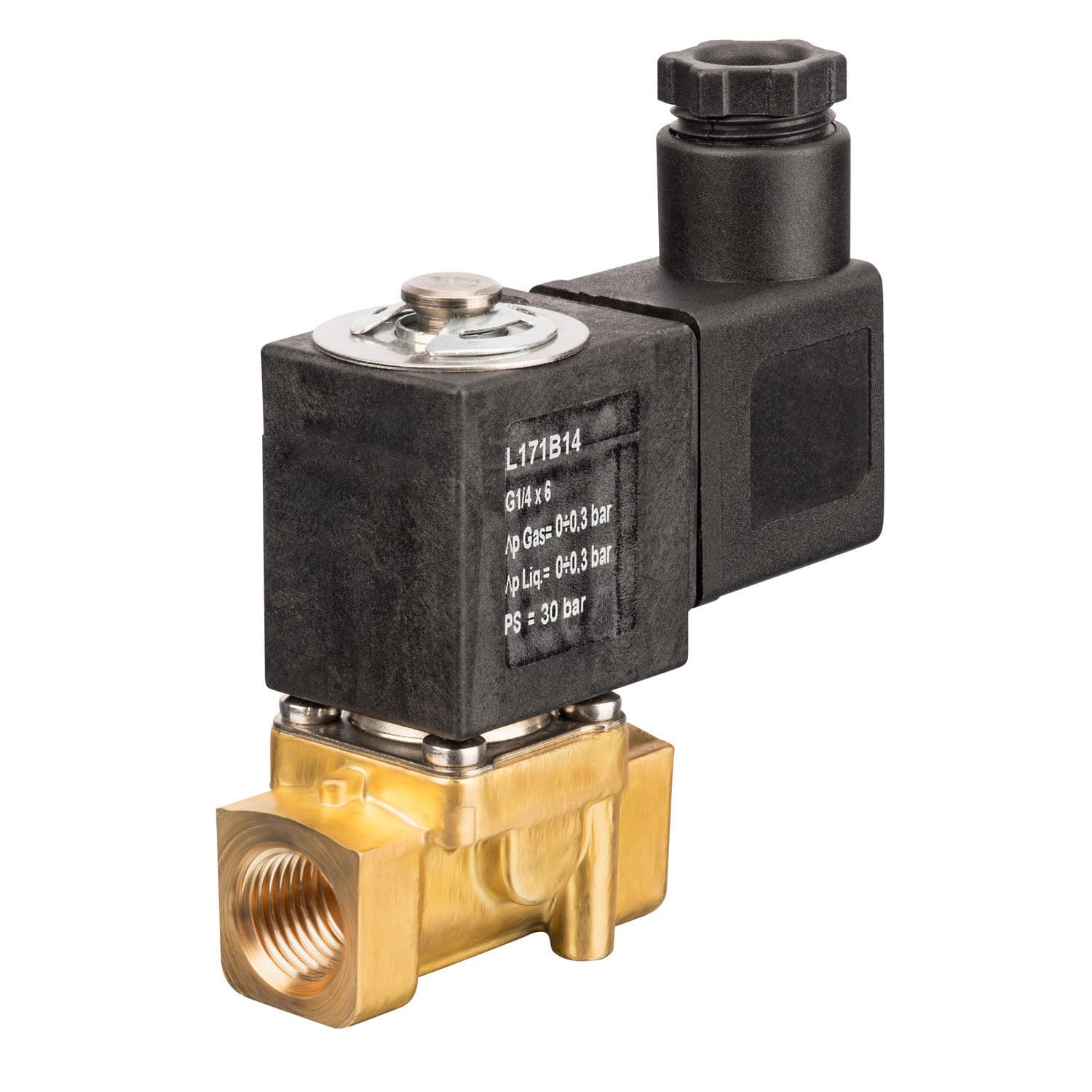 Electroválvula de 2 vías - MV01-2214 series - Sommer-Technik - de control directo / NC / aire