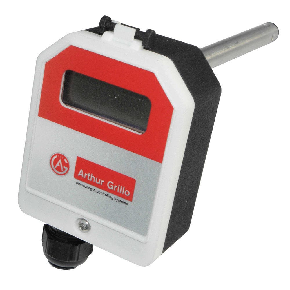 Sensor de temperatura y de humedad relativa - PFT30 - Arthur Grillo GmbH - instalado en conducto ...