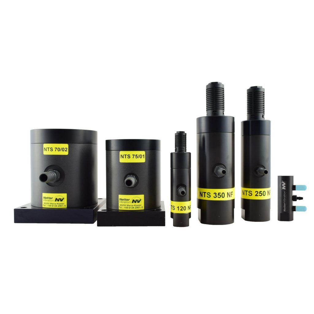 Vibrador neumático - NTS series - Netter Vibration - lineal / de pistón ...