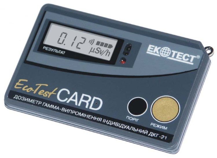 Dosímetro personal - DKG-21 EcotestCARD - Sparing-Vist Center - de ...