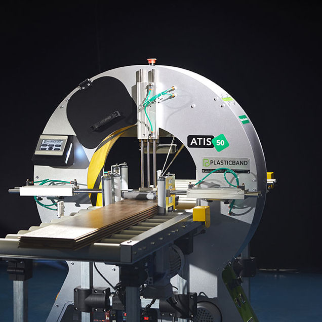 Envolvedora orbital - ATIS 50 - Plasticband S.A. - automática / con transportador / de film ...