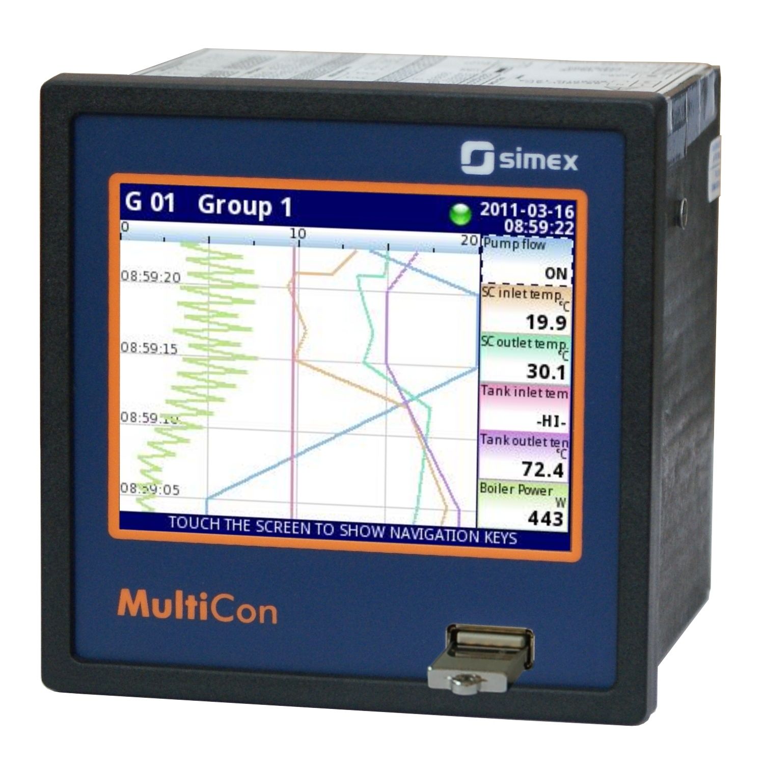 Controlador digital programable - MultiCon CMC-99 - SIMEX Sp. z o.o.