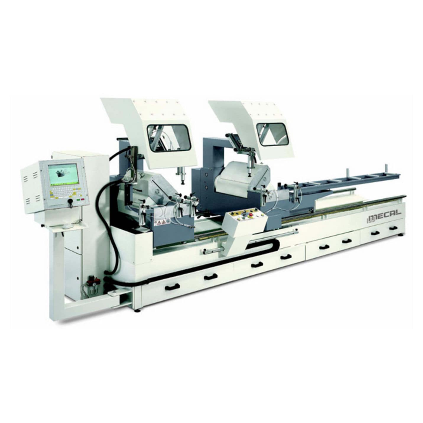 Tronzadora doble cabezal para PVC - SW 453 REVERSE GARDA - 3 - MECAL ...