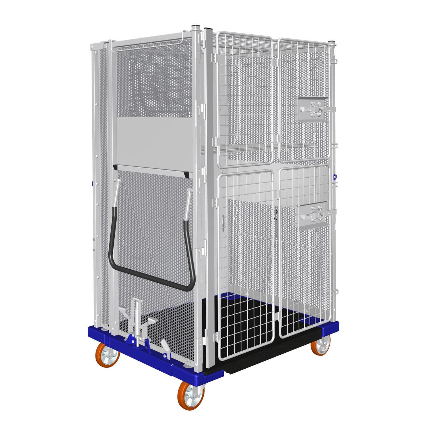 Roll-container con estantes - MODULETTE® 2.0 SAFE - LKE GmbH ...