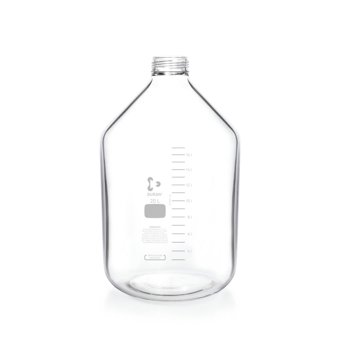 Botella de laboratorio - GLS 80® series - DWK life science - para ...