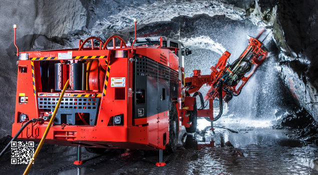Perforadora horizontal - DL431 - Sandvik Mining and Rock Technology - para orificio profundo ...