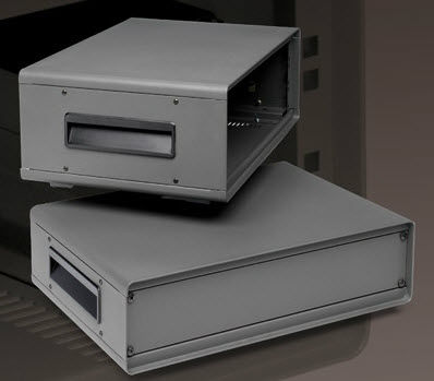 Caja rack de 19" - EP Series - RETEX - rectangular / de chapa