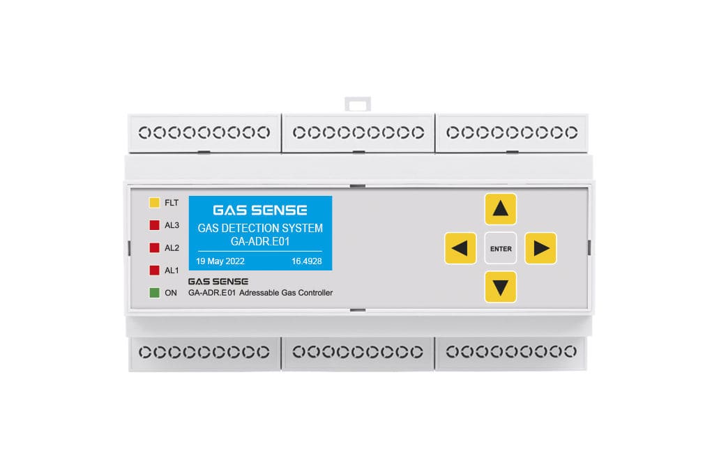 Central de detección de gas programable - GA-ADR.E1 - Gas Sense - visualizador LCD ...