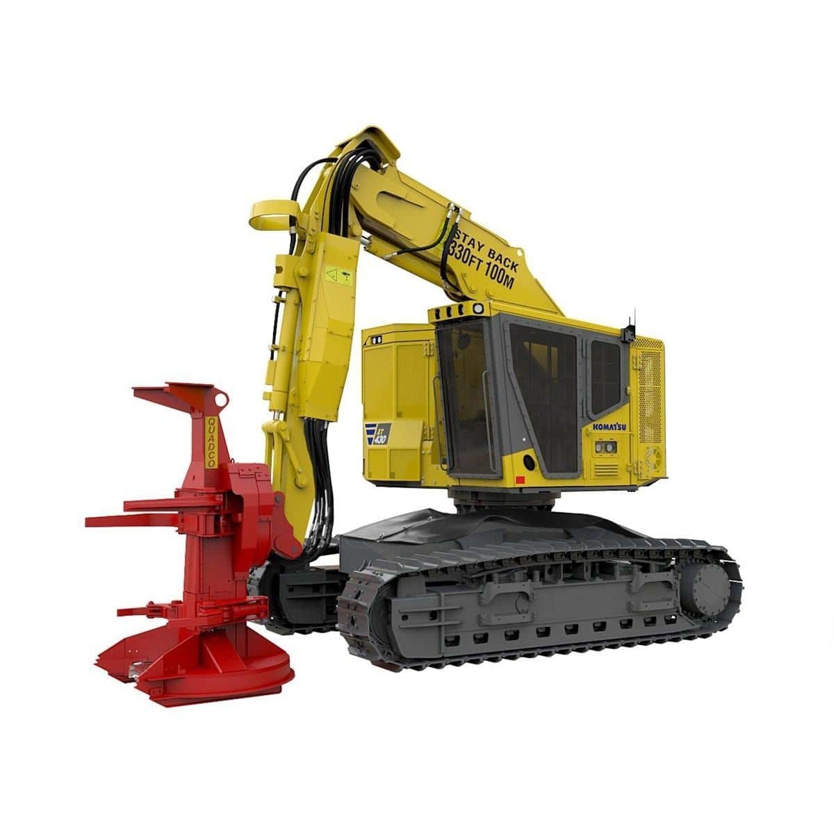 Talador-apilador forestal de orugas - XT430-5 - KOMATSU Forest ...