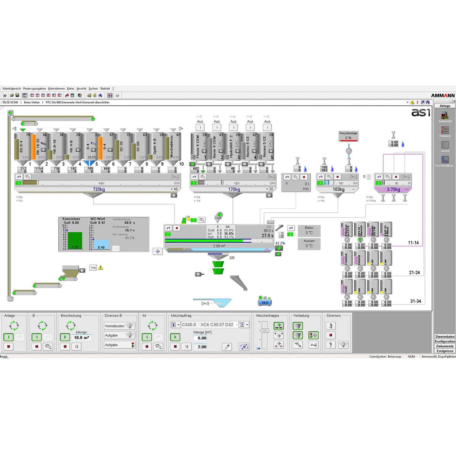 Software de mando - AS1 - Ammann - de medición / de diagnóstico / de ...