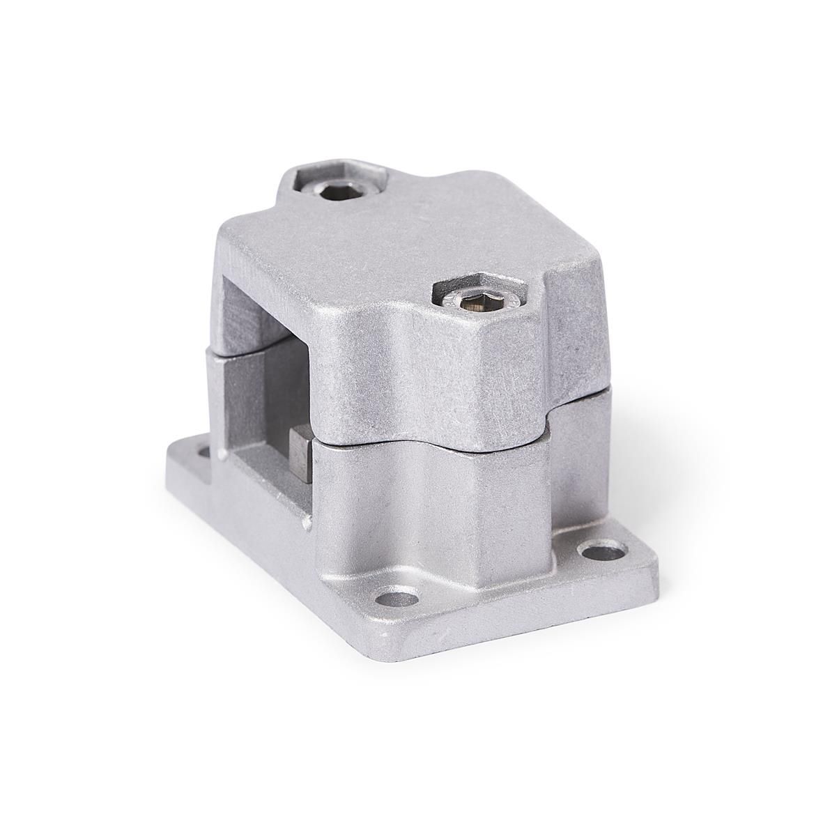 Conexión de tubo redondo - FM.E - Inocon GmbH - cuadrado / de aluminio / reglable