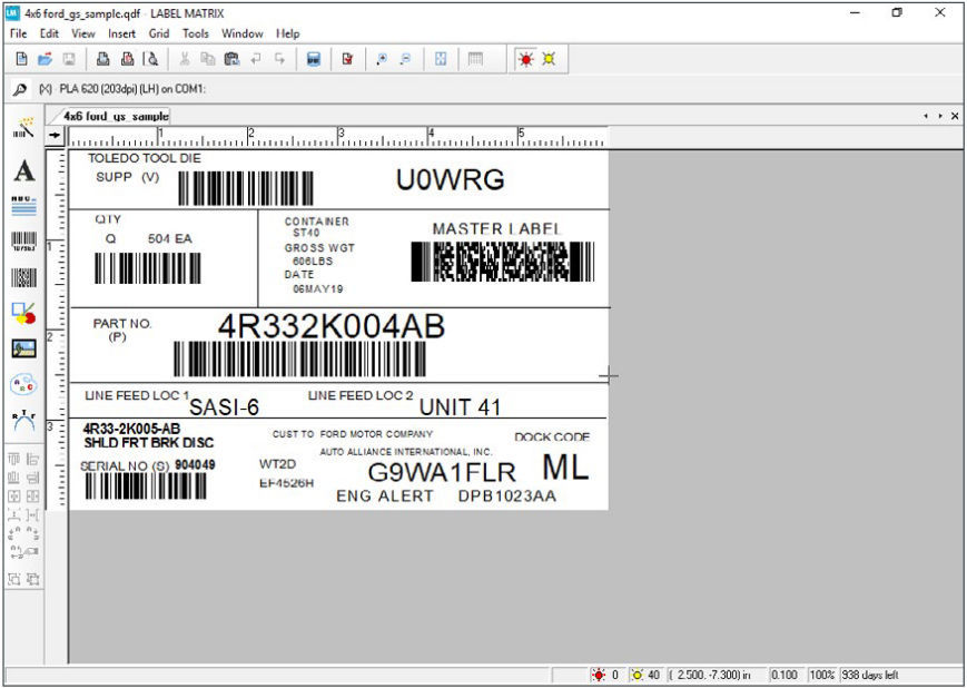 Software de interfaz - LABEL MATRIX - TEKLYNX - de desarollo ...
