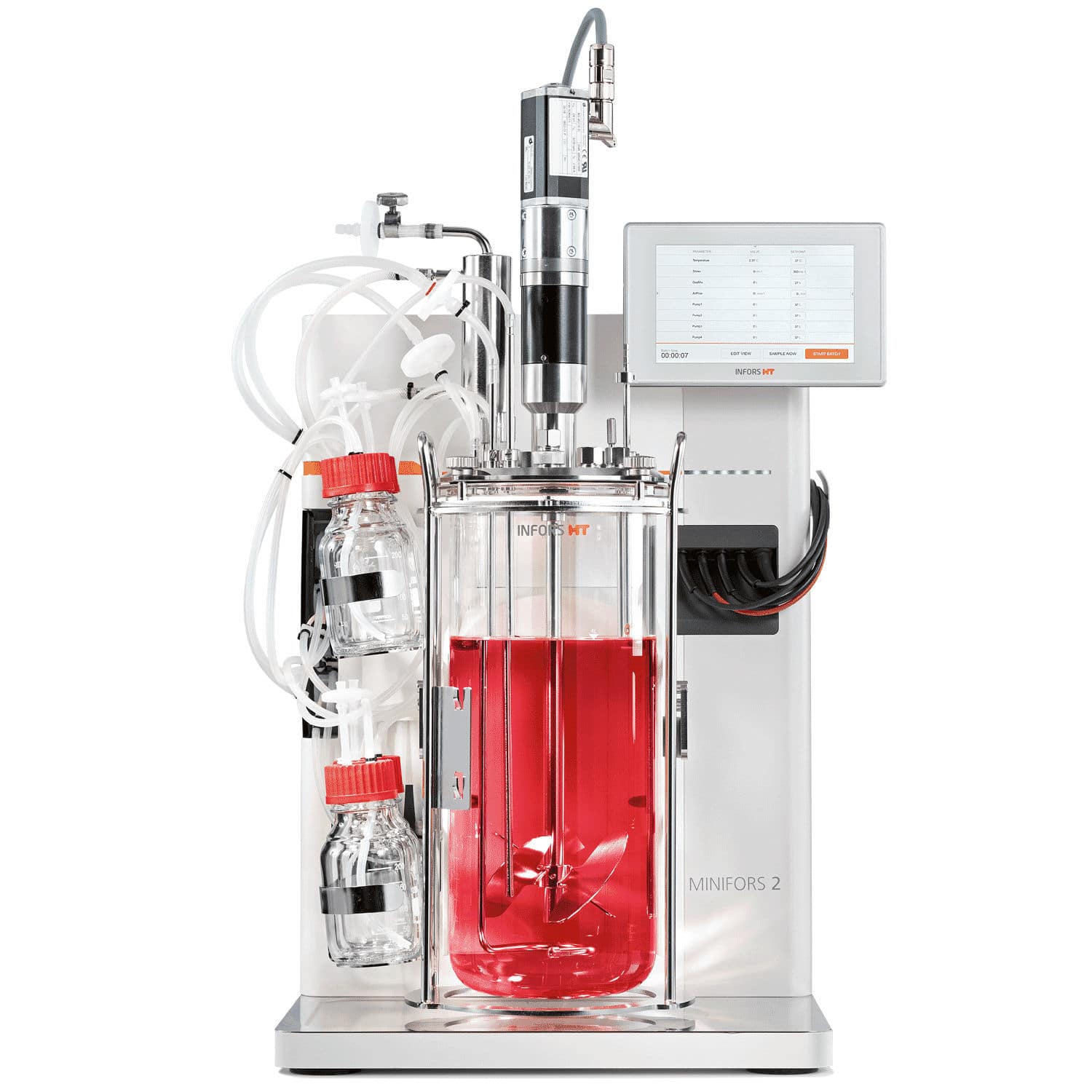 Biorreactor batch - Minifors 2 - Infors AG - fijo / de mesa / apto para ...