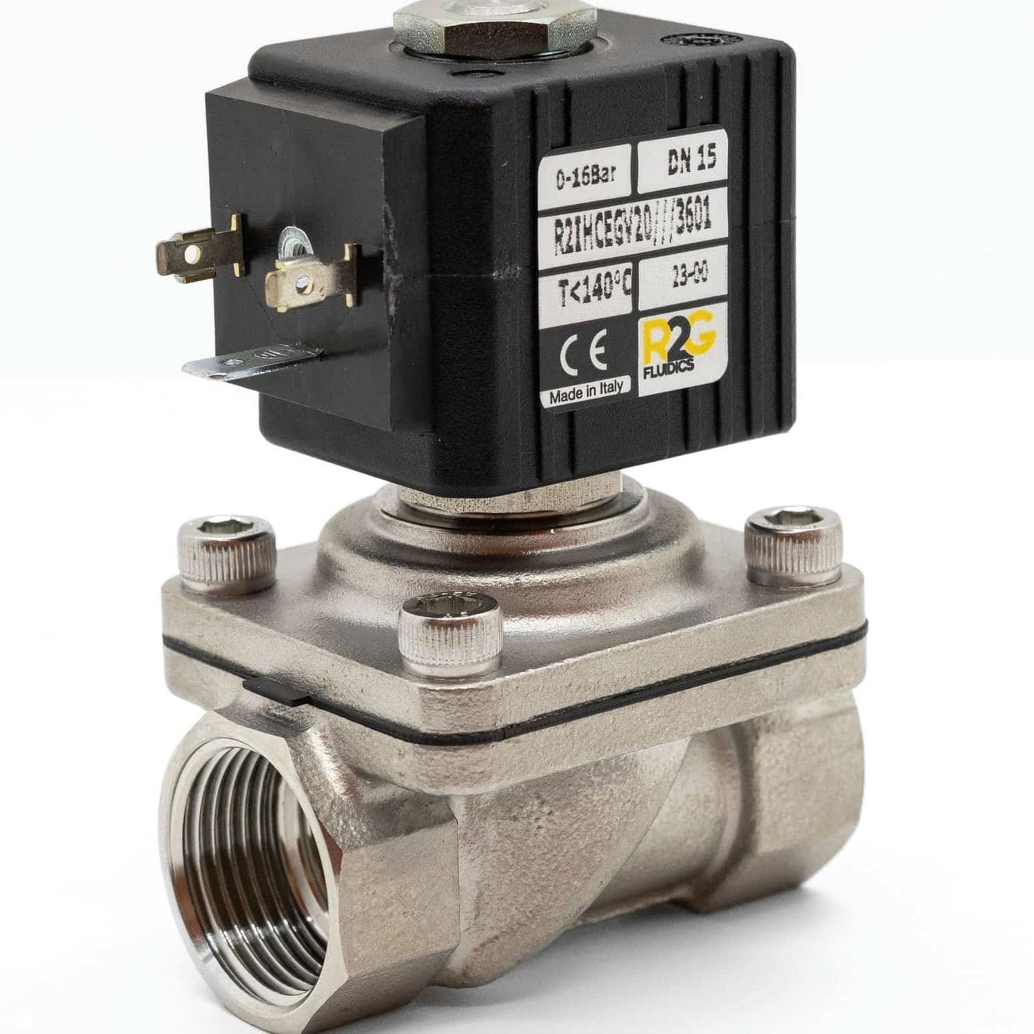 Electroválvula de control directo - R2IH NC - R2G Fluidics Srl - de 2 vías / normalmente cerrada ...