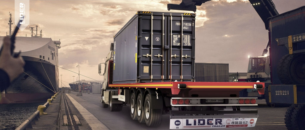 Semirremolque para contenedores - lider trailer - plataforma / para ...