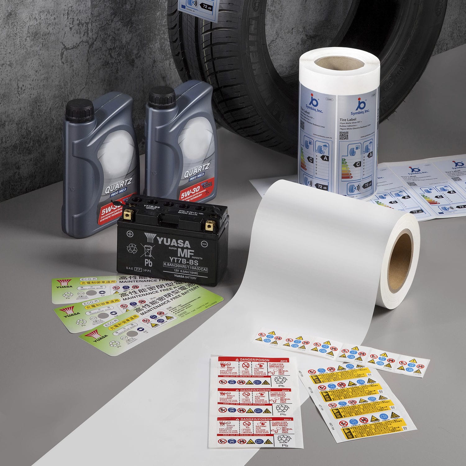 Etiqueta de PVC - PL## - Symbio, Inc - imprimible / adhesiva / de ...