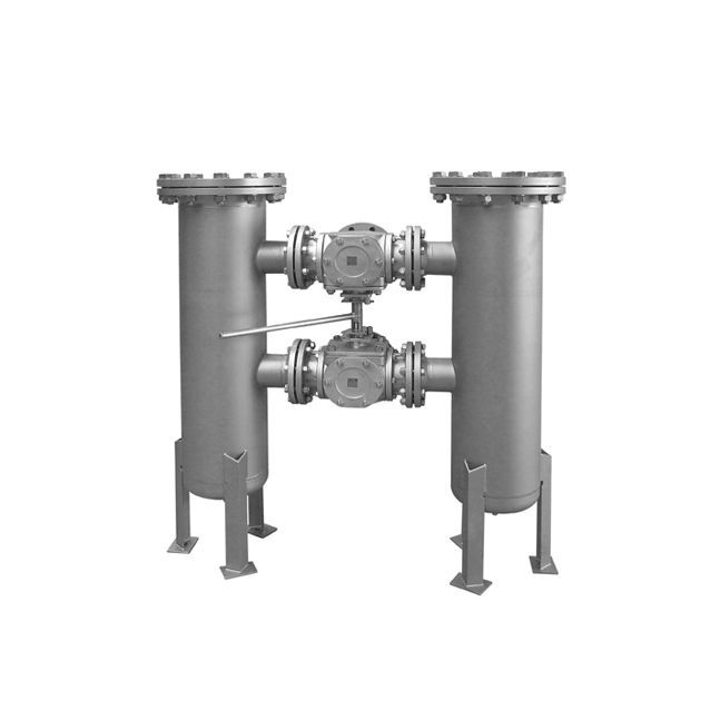 Filtro dúplex - Unitecno, SL - de líquido / de gas / de tamiz