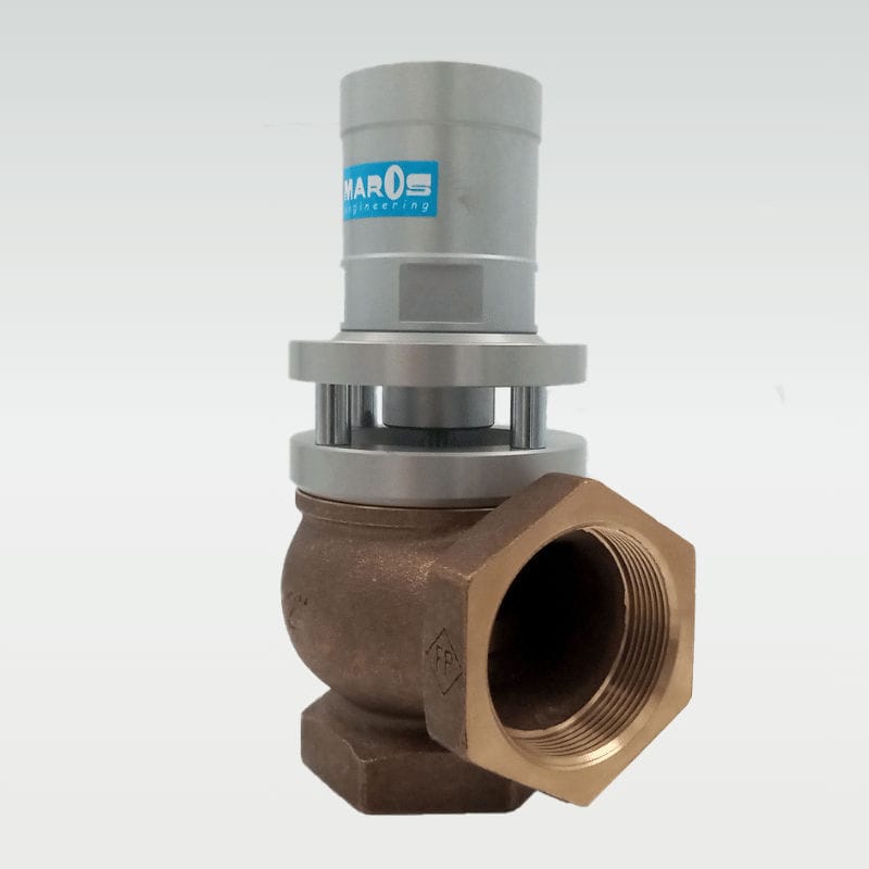 Válvula de pistón - INVA - MAROS Engineering - con control neumático ...