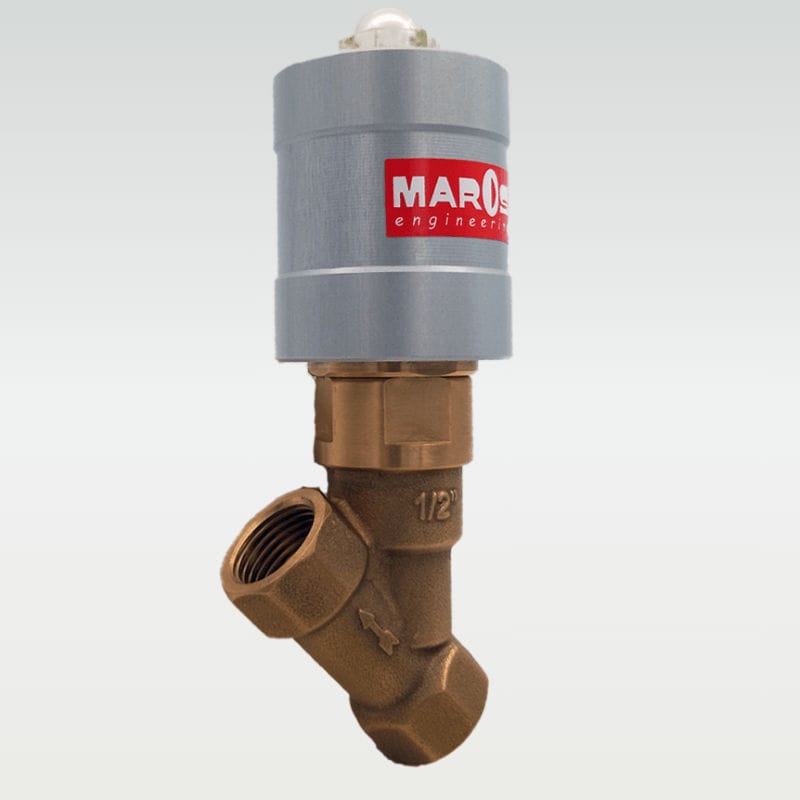 Válvula de pistón - SRT - MAROS Engineering - con control neumático ...