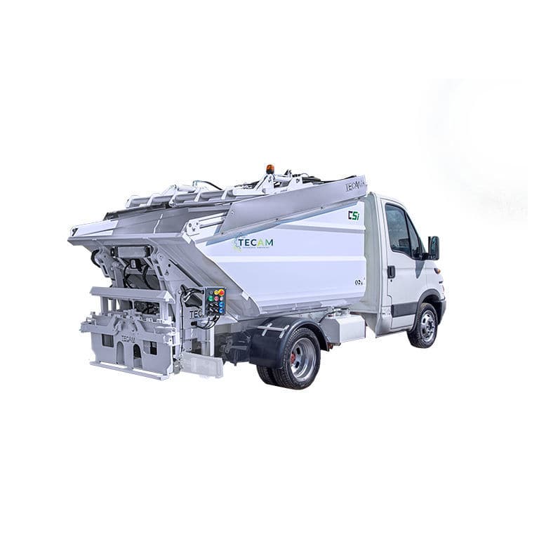 Compactador de basura mezclado - C series - Tecam srl - móvil / para ...