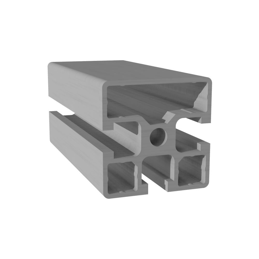 Perfil de aluminio anodizado - B0980 - trimat srl - ranurado / cuadrado ...