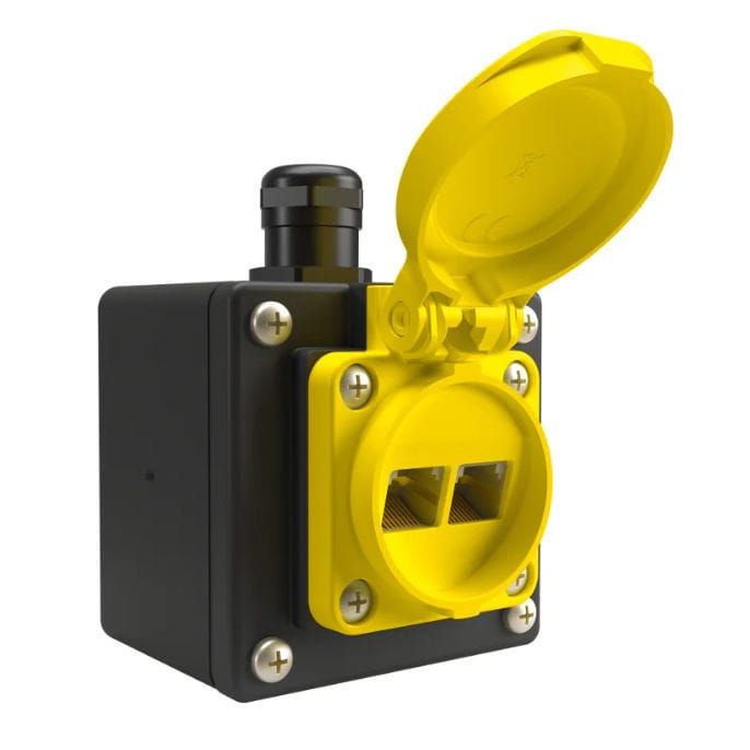 Caja IP44 - 21813 - AIXONTEC - montada en superficie / cuadrada / de plástico