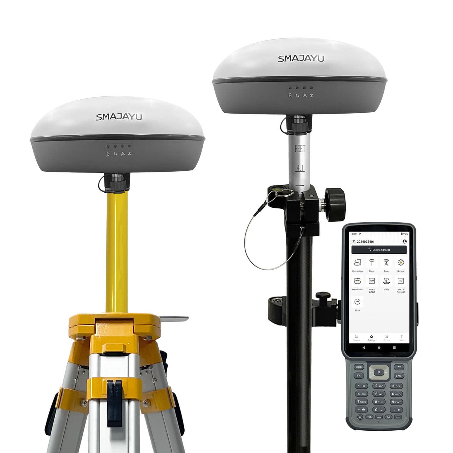 Receptor RTK - SMA20 RTK - SMAJAYU(SHENZHEN) CO.,LTD - GNSS / para topografía / con antena integrada