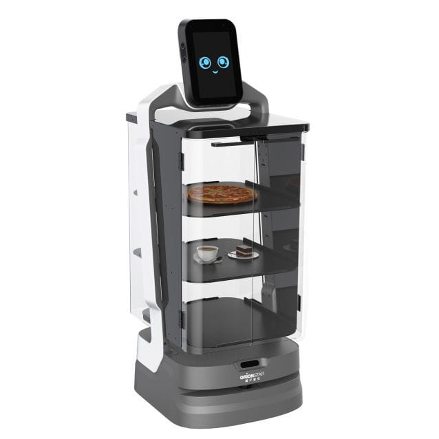 Robot de entrega de comida - LuckiBot - ORIONSTAR - para hotel / para ...