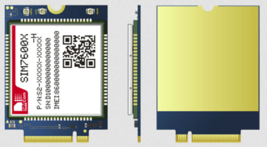 Módulo inalámbrico 4G - SIM7600X-H-M2 series - SIMCom Wireless Solutions Ltd. - USB / LTE / GPRS