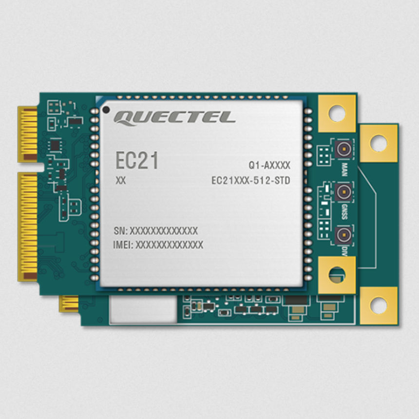Módulo inalámbrico LTE - EC21 series - Quectel - USB / 4G / GNSS