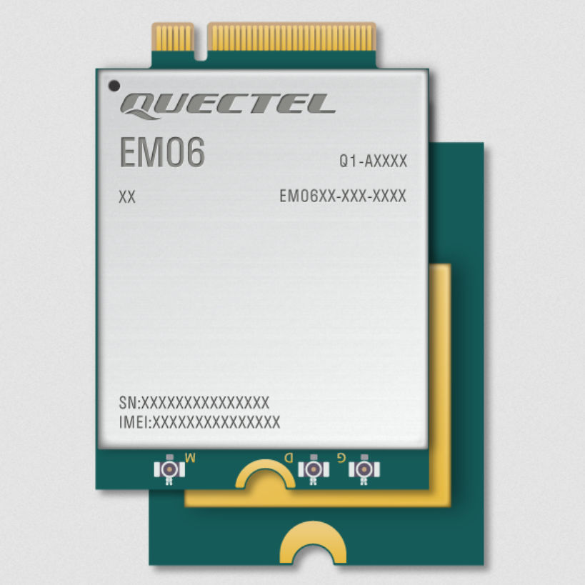 Módulo inalámbrico LTE - EM06 - Quectel - USB / de datos / 4G