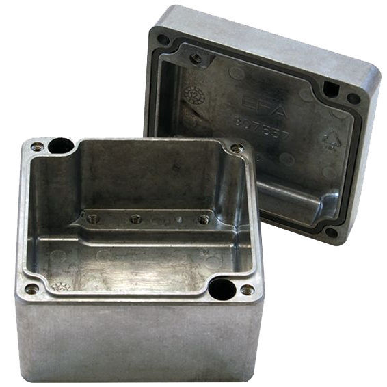 Caja de aluminio fundido - efabox - efa - móvil / compacta / rectangular
