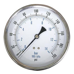 Manómetro analógico - 4010200 - Fluid-Aire Dynamics - para gas comprimido