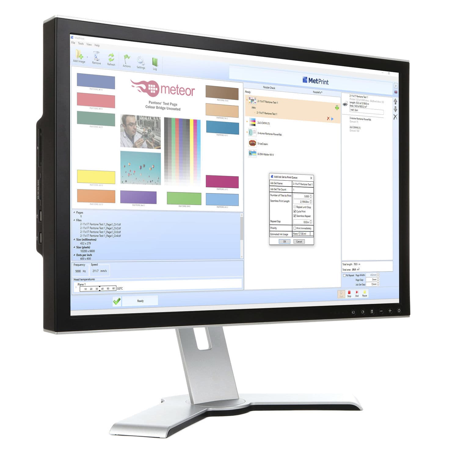 Software de impresión - MetPrint - Meteor Inkjet Ltd - de interfaz ...