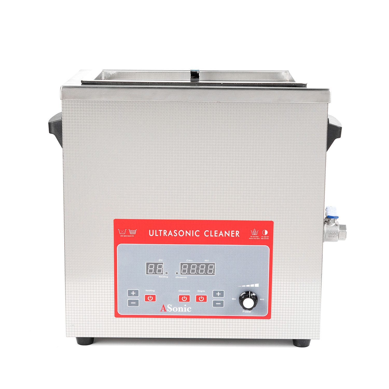 Limpiador ultrasónico de acero inoxidable - IND-130-40kHz - ASONIC d.o ...