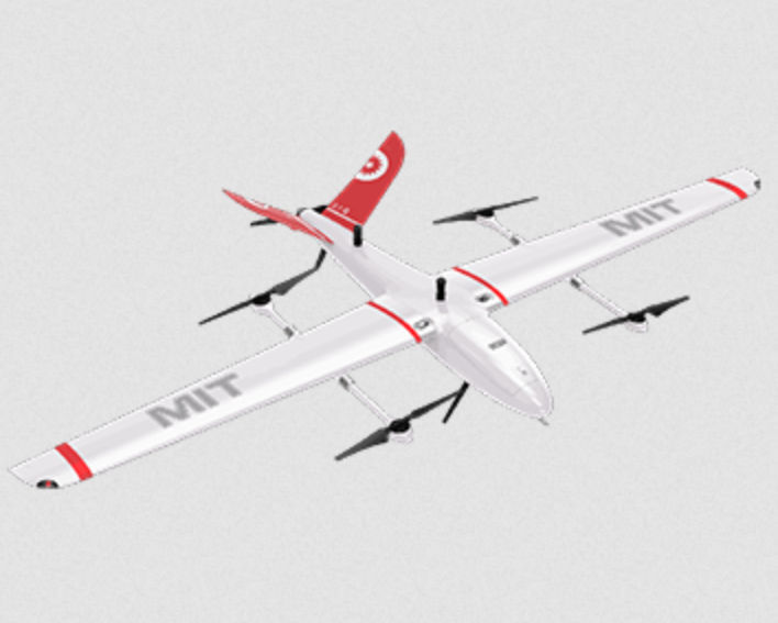 Dron de ala fija - Warrior D1S - TIM - de cartografía / de composite