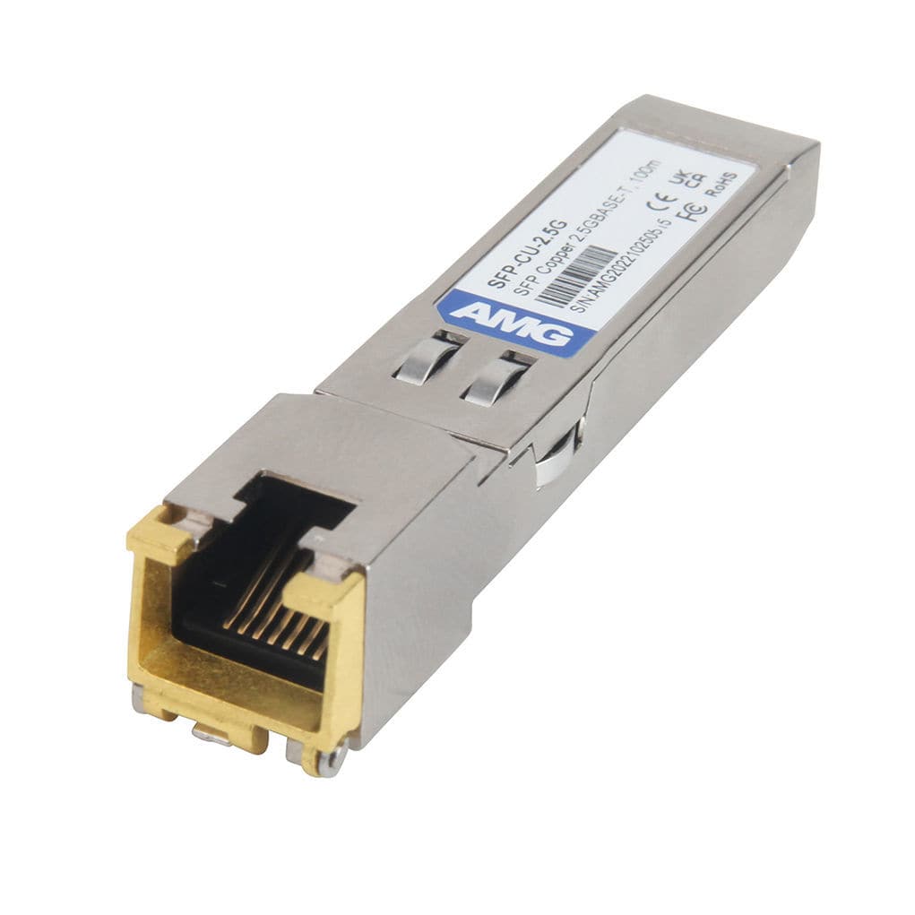 Transceptor Ethernet - SFP-CU-2.5G - AMG Systems - de vigilancia / SFP ...