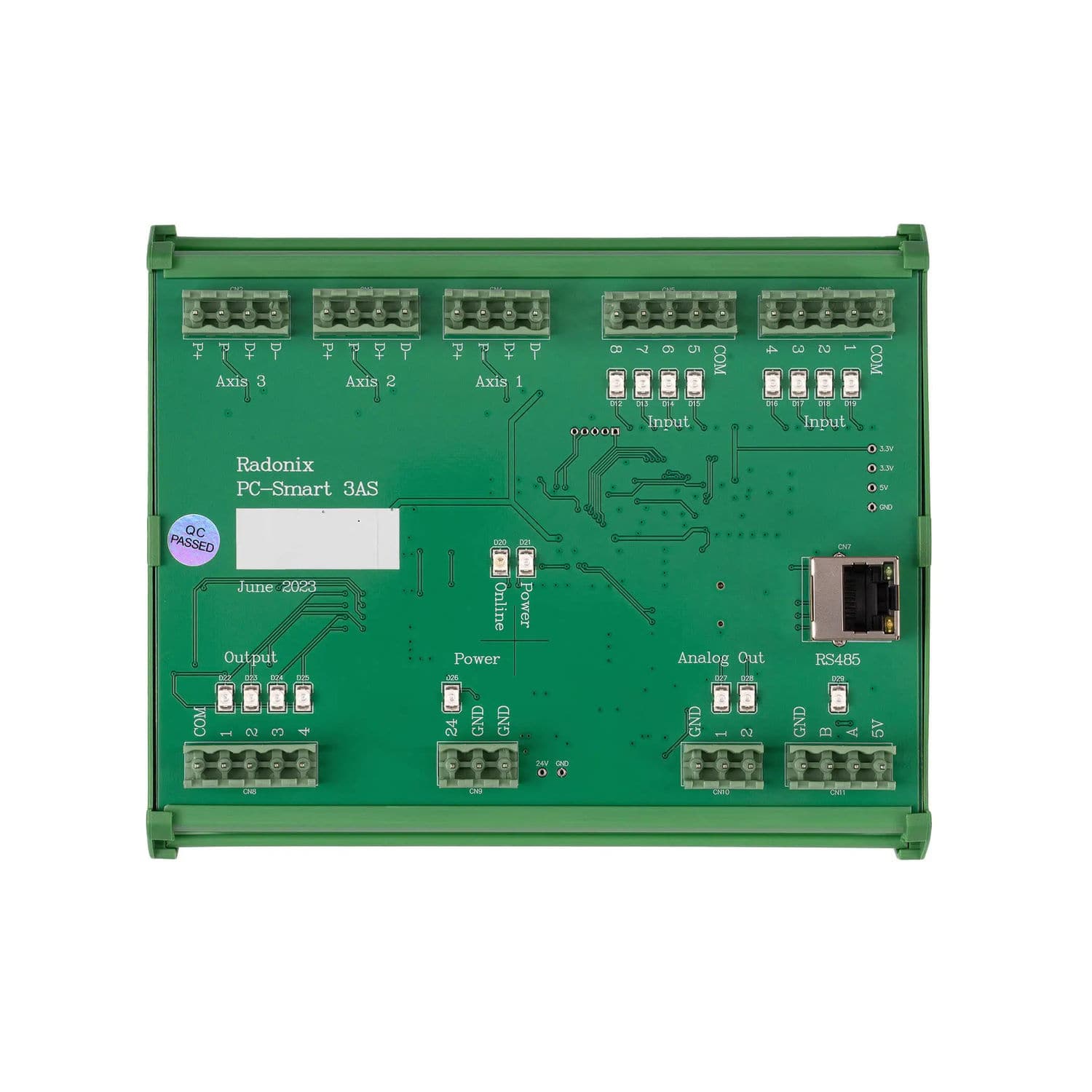 Tarjeta de control CNC 3 ejes - PC Smart 3AS - Radonix Technology - para máquina de corte / para ...