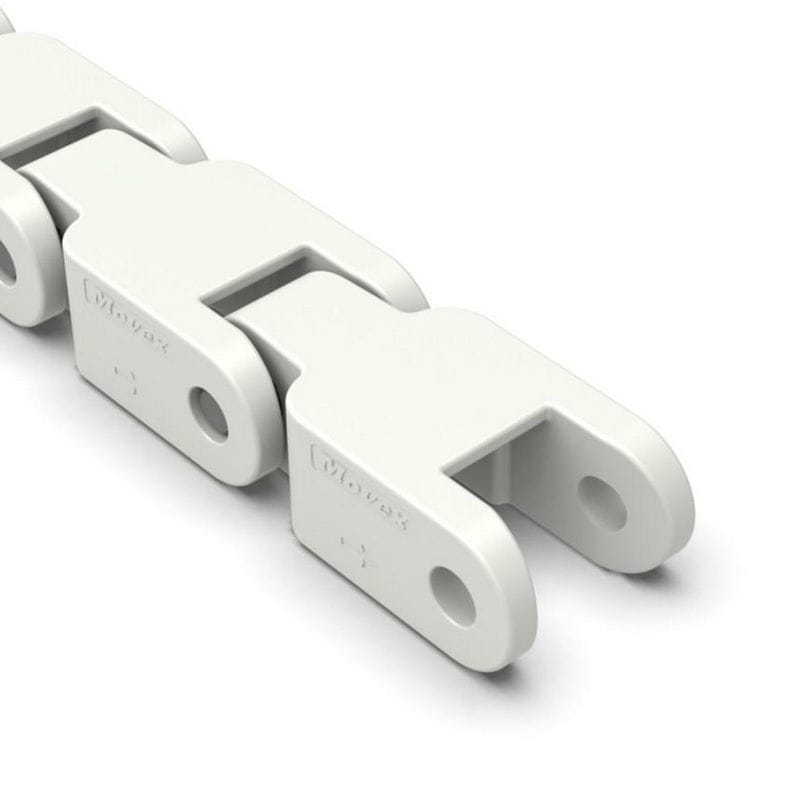 Cadena de transmisión - P1122 series - Movexii - de plástico / de acero ...