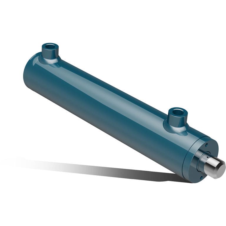 Cilindro de doble efecto - CIN series - BICELLI S.r.l. - hidráulico / de pistón / sin fijación