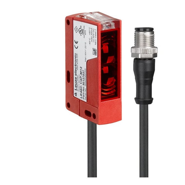 Sensor fotoeléctrico fotoeléctrico retroreflectivo polarizado - PRK46C.D/4P-200-M12 - Leuze ...