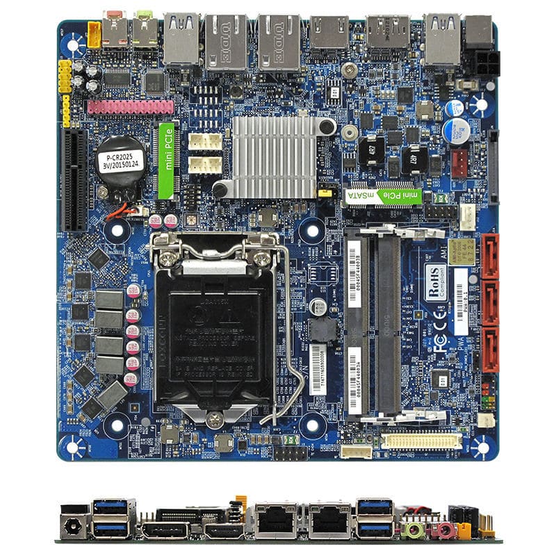 Placa madre mini-ITX - MX110HD - BCM Advanced Research - Intel® Core™ i series / Intel H110 ...