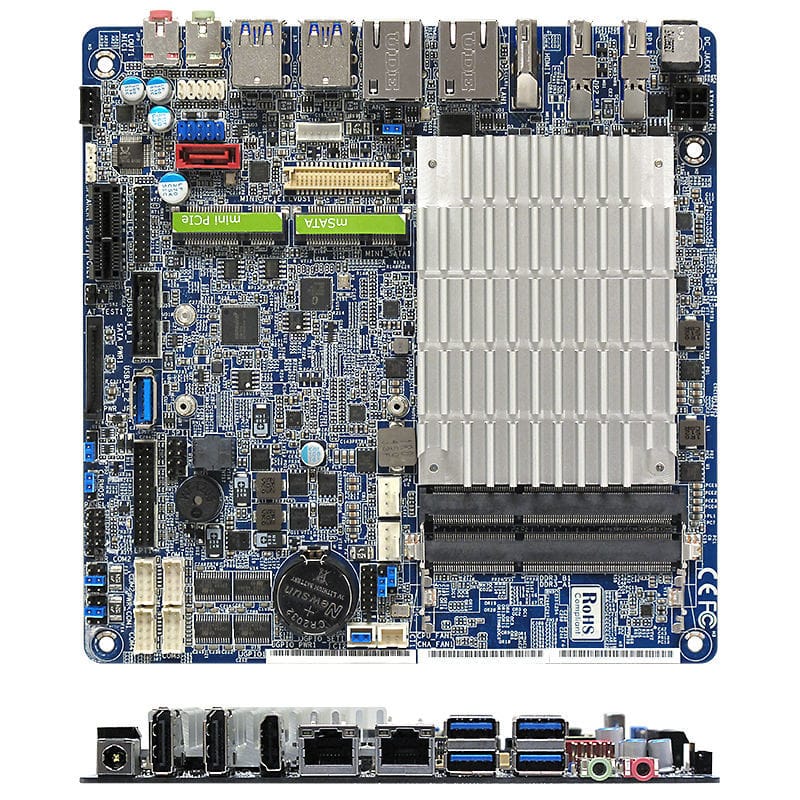 Placa madre mini-ITX - MX3160N - BCM Advanced Research - Intel® Celeron ...