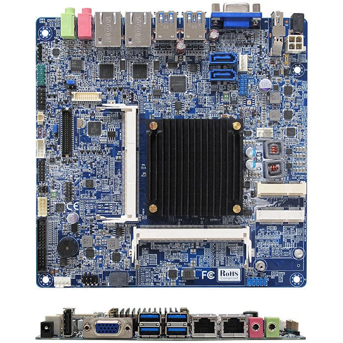 Placa madre mini-ITX - MX1900J - BCM Advanced Research - Quad Core ...