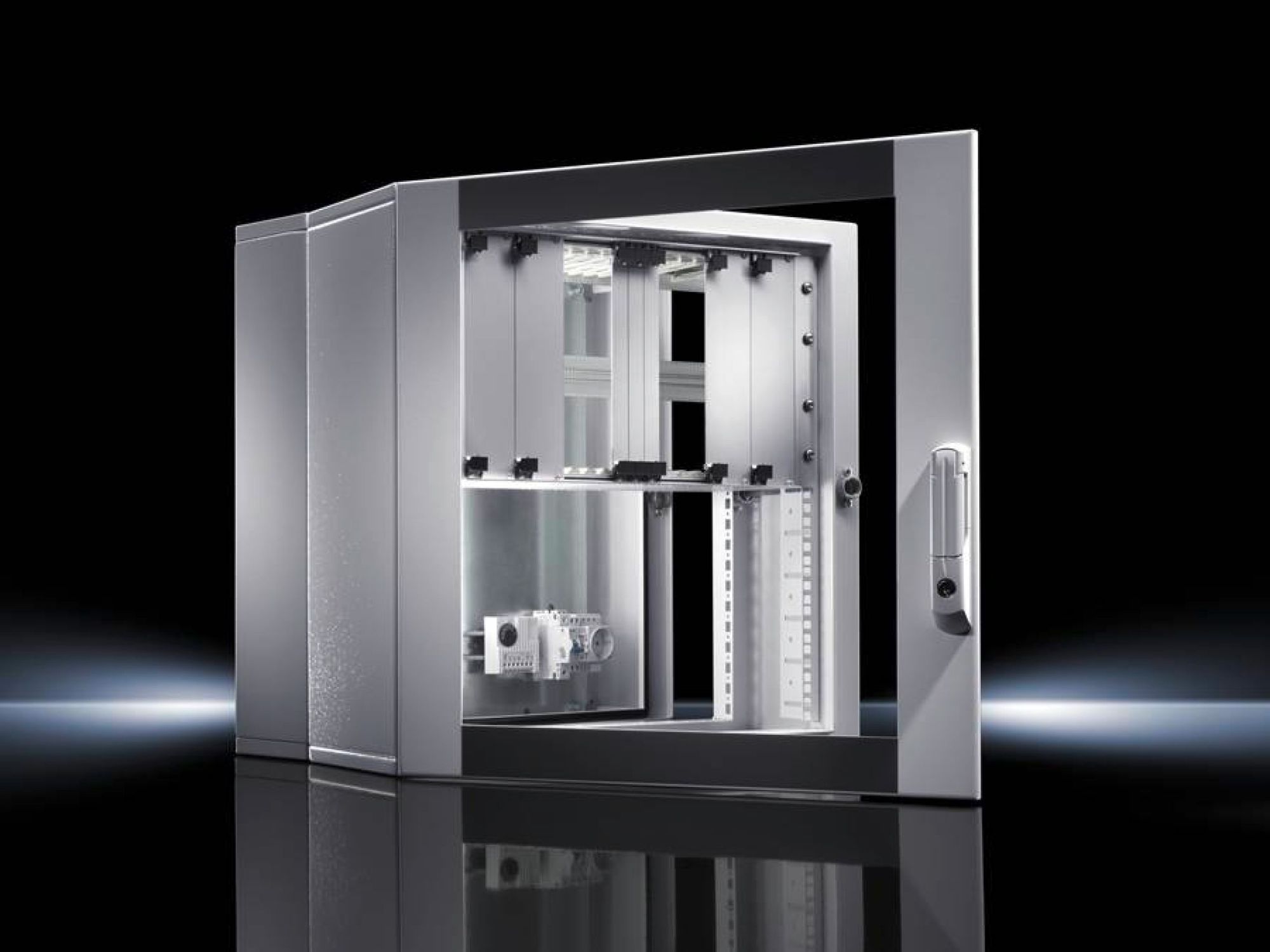 Caja de pared - EL series - RITTAL - rack de 19" / rectangular / de ...