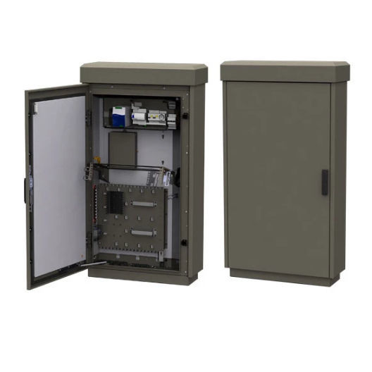 Armario eléctrico de suelo - STREETFLEX® FTTS SLIM - ENERSYS - de ...