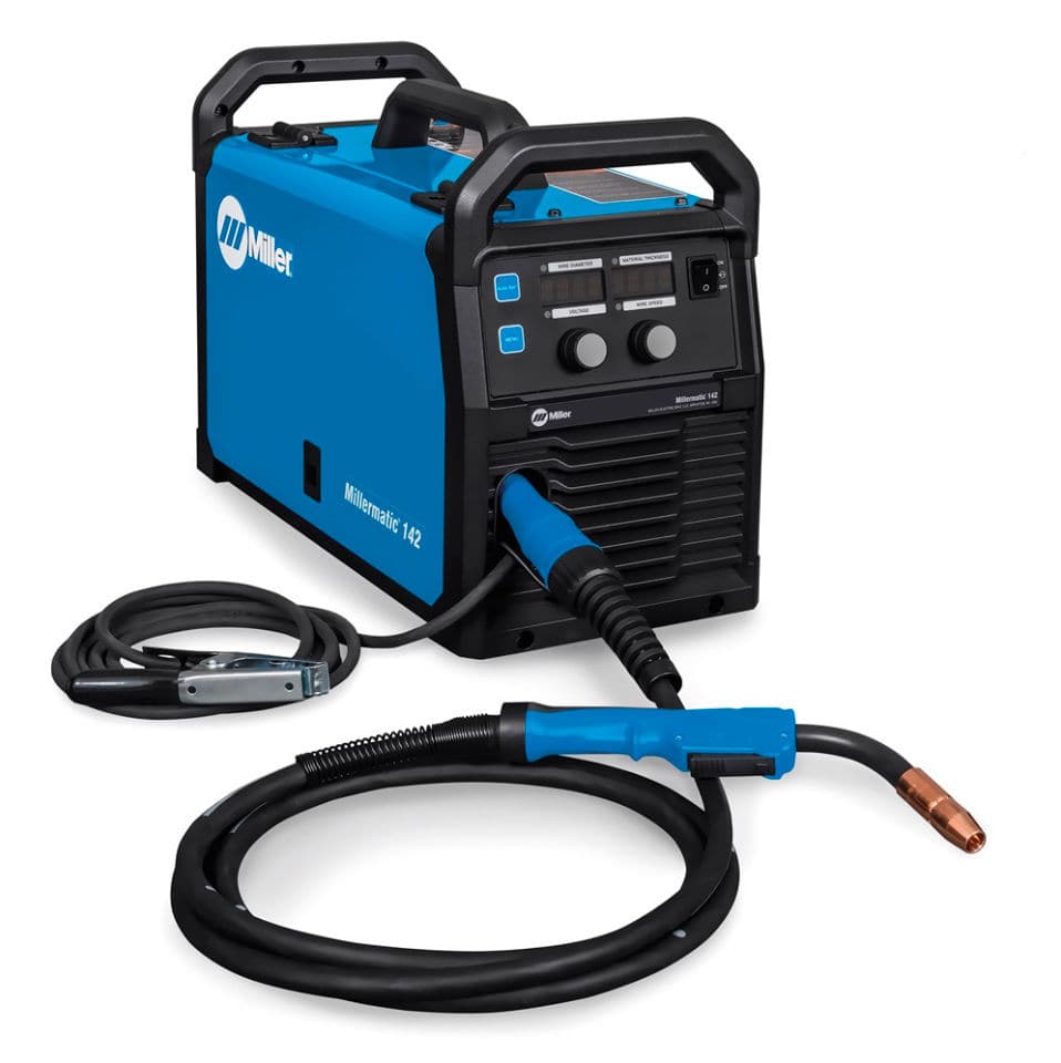 Máquina de soldar MIG - Millermatic® 142 - Miller Electric Mfg. - manual / para acero / 115 V ...