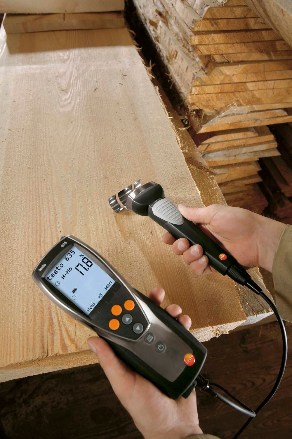 Humidímetro para materiales sólidos - 635-2 - TESTO - con visualizador ...